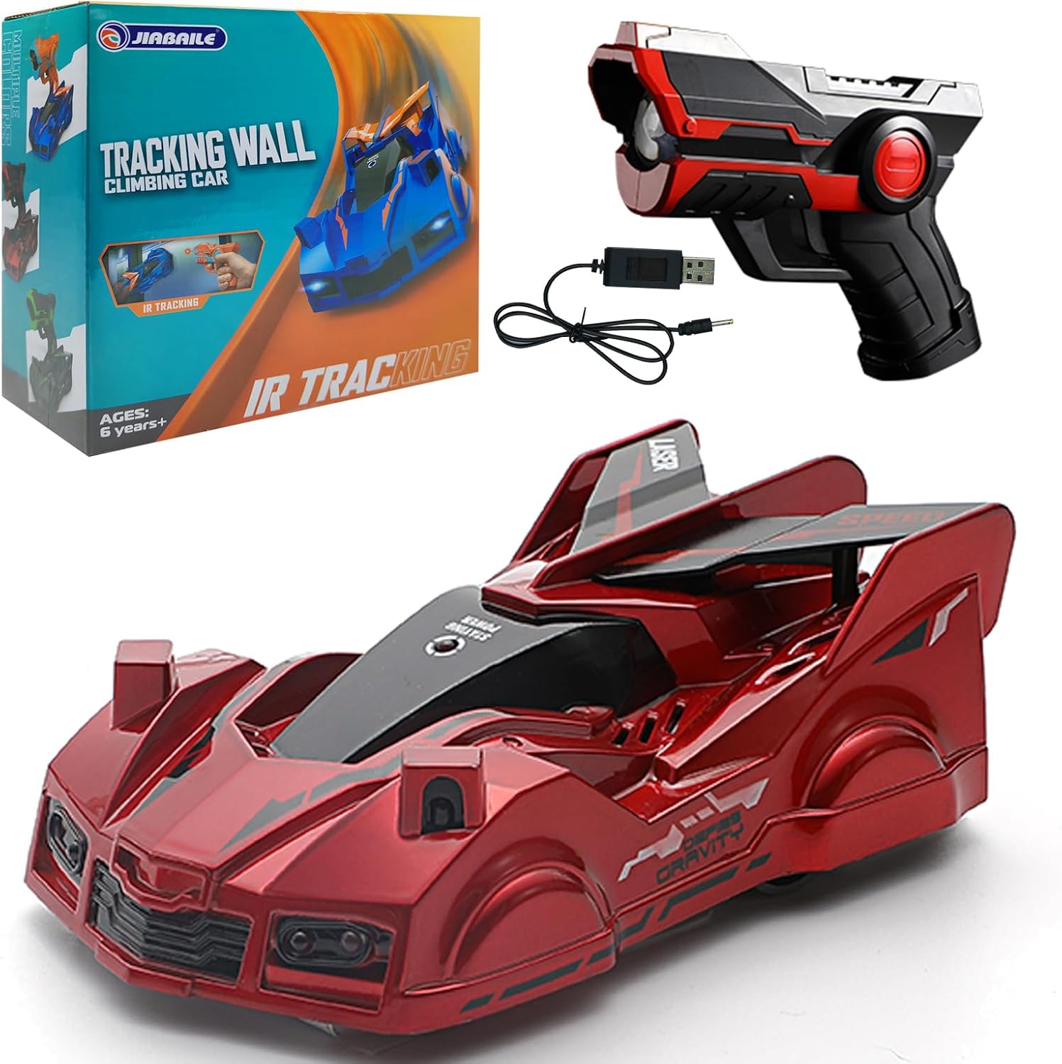 Amazon.com: NSUKAKULU The Infrared Wall Climbing Car Can Freely Switch ...