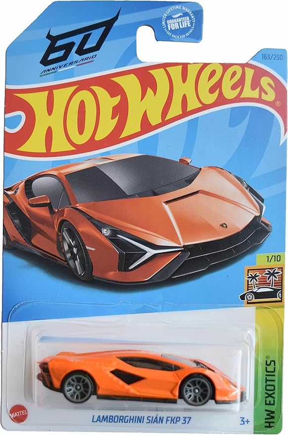 Hot Wheels Lamborghini Sian FKP 37, HW Exotics 1/10 [Orange] 163/250 ...