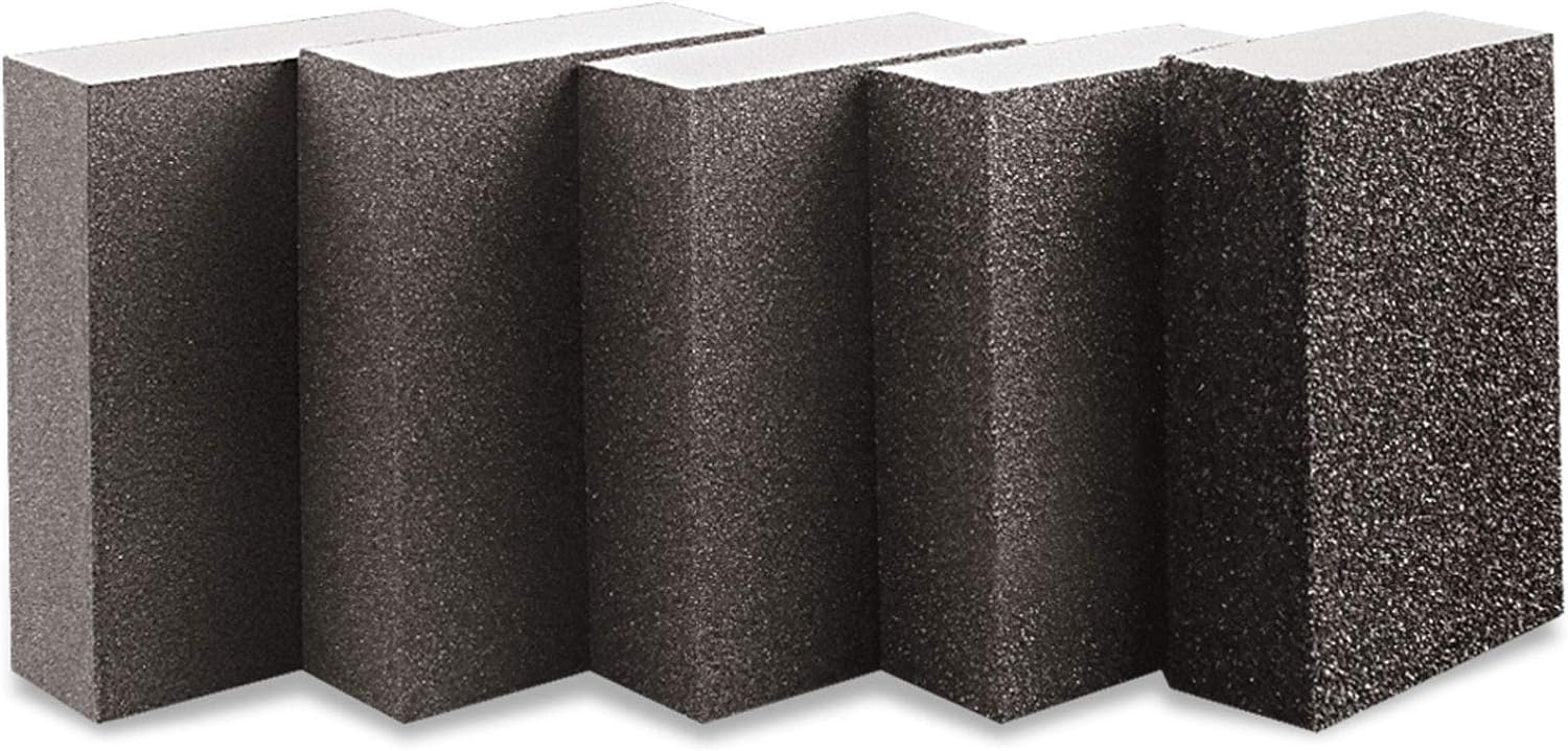 5Pcs Sandpaper Block, 60 to 600 Grit Sand Paper for Wood Metal Sanding ...