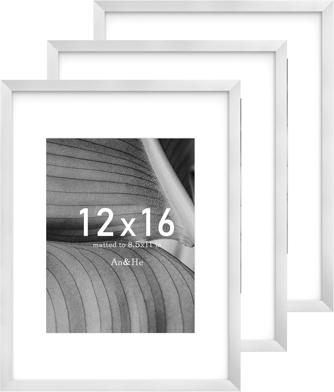 Amazon.com - An&He 12x16 Picture Frame, Silver Photo Frame for Tabletop ...