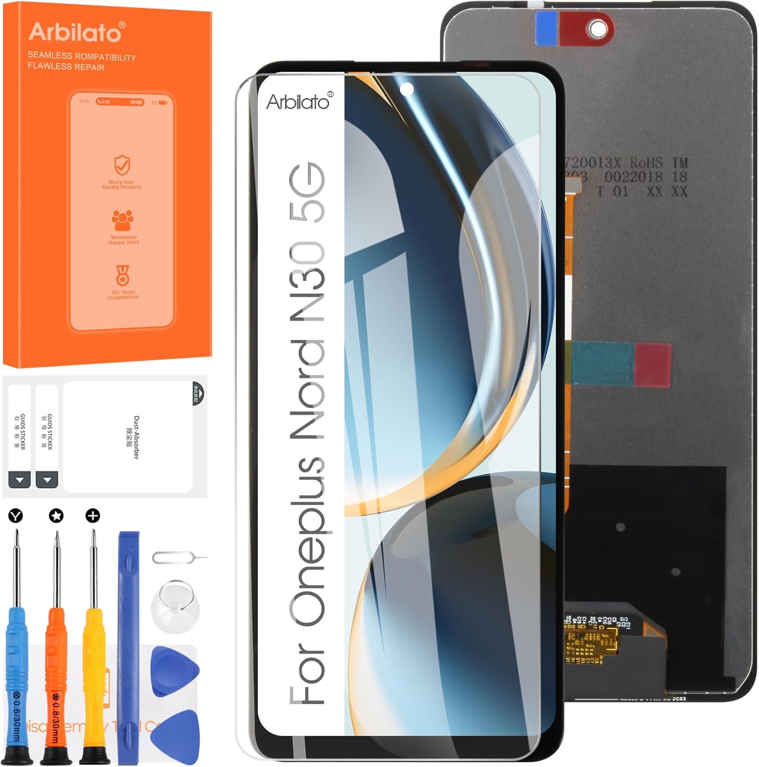Amazon.com: Screen for Oneplus Nord N30 5G Screen Replacement for 1 ...