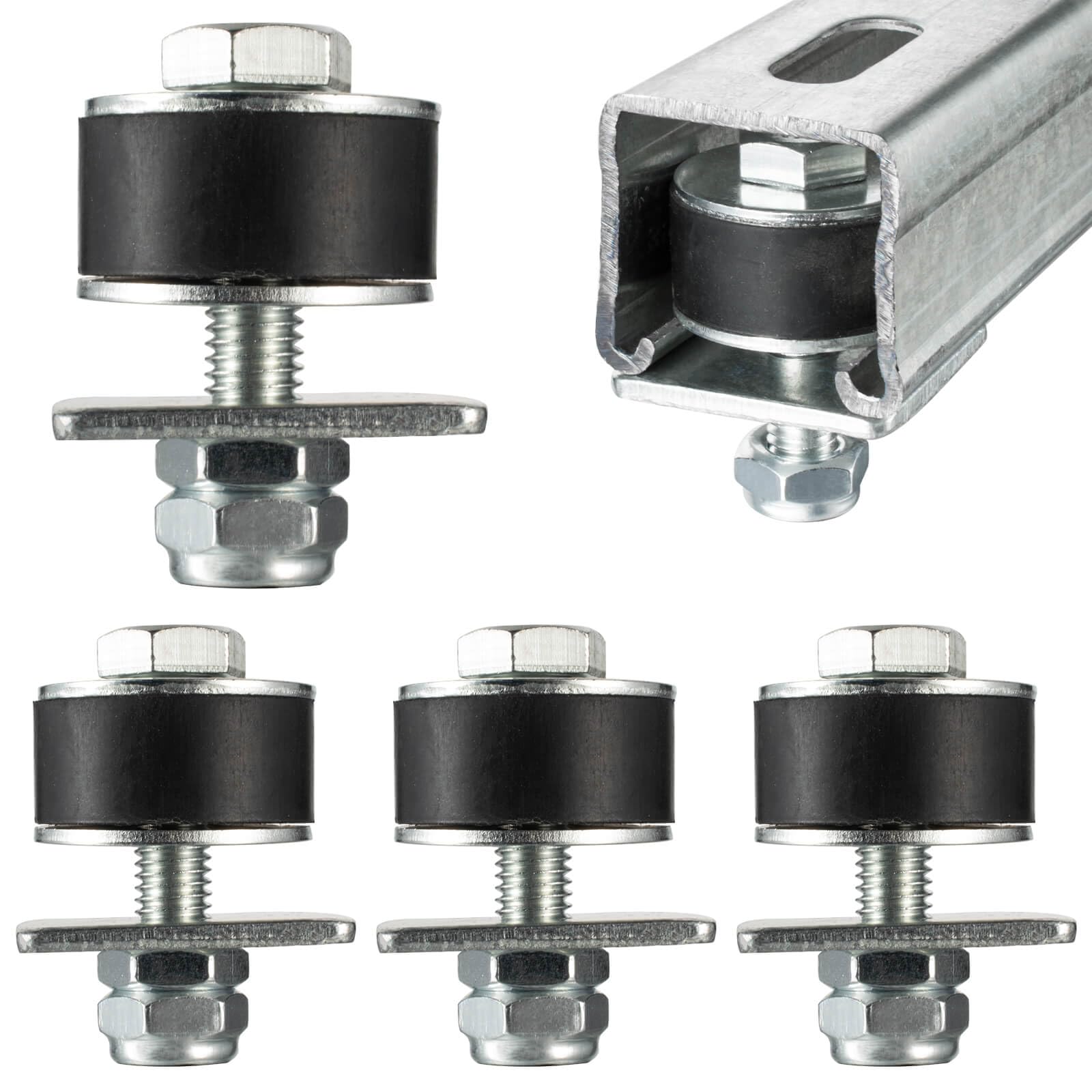 Unistrut Trolley (#4870) P2950 4 Wheel Trolley For Unistrut Channel