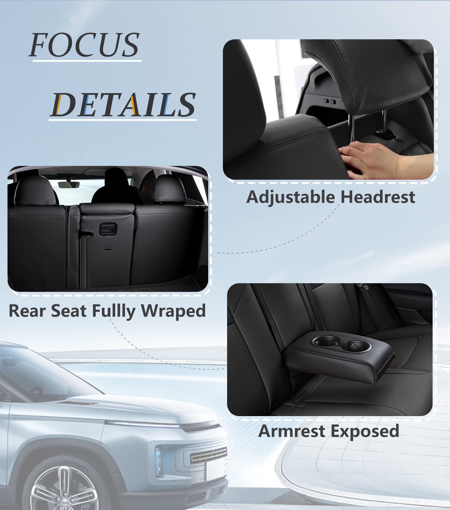 ?Upgraded? Model Y Seat Covers Full Set for Tesla 2017 2018 2019 2020 ...