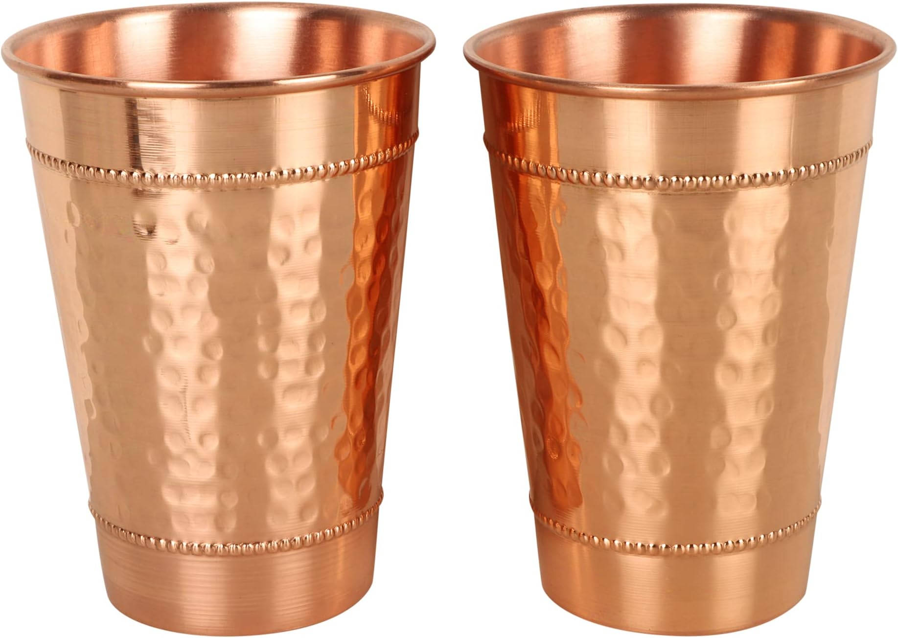Amazon.com | House Of Copper Real Copper Cups - Pure Copper Drinking ...