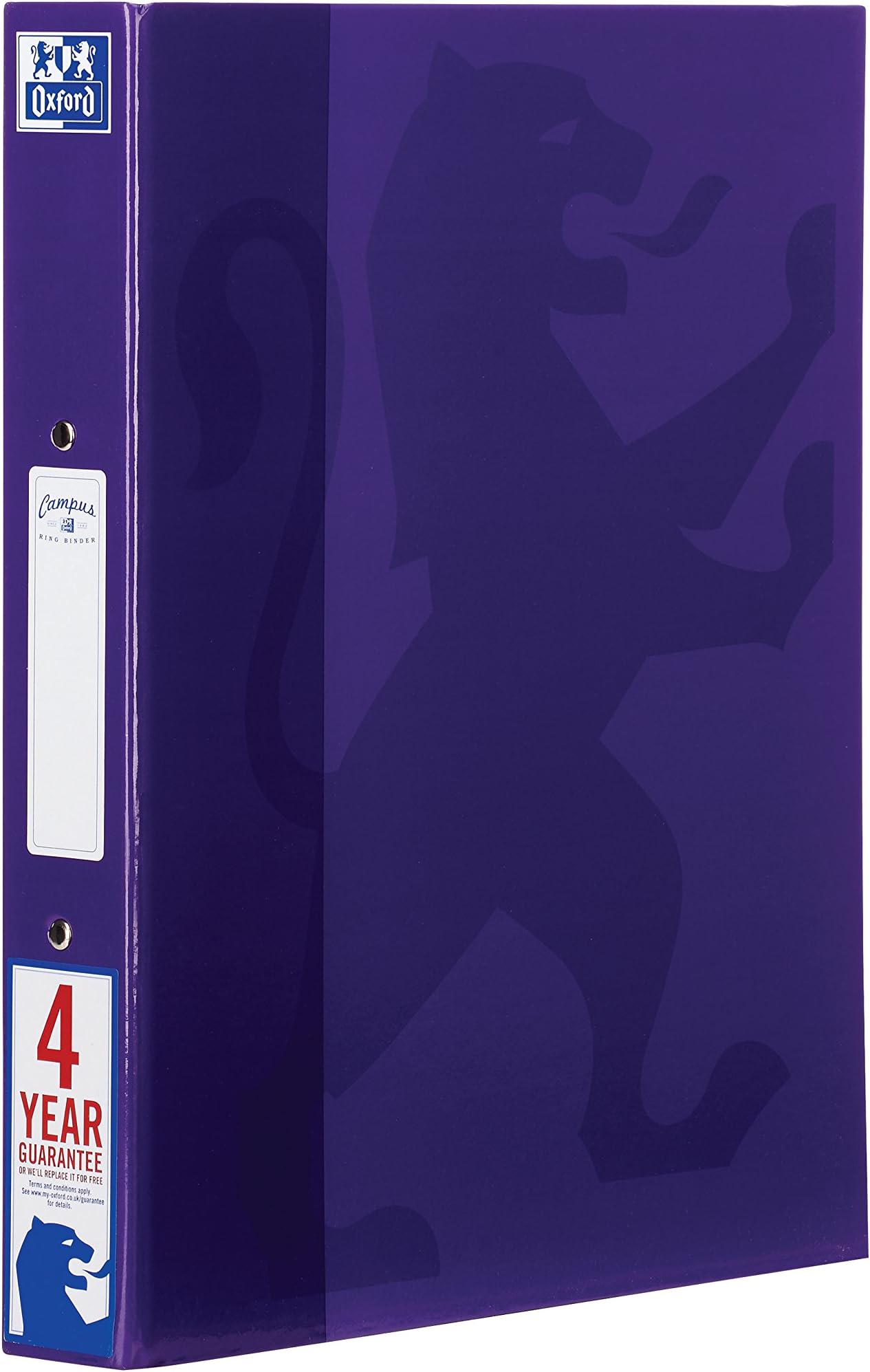Oxford Campus A4 Ring Binder, 25 mm, Purple, 1 Folder : Amazon.co.uk ...