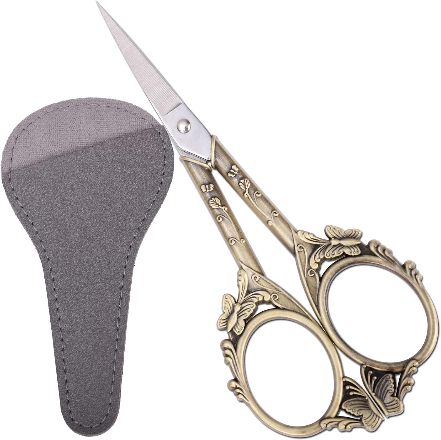 HITOPTY Vintage Embroidery Scissors – 4.7in Sharp Straight Pointed ...