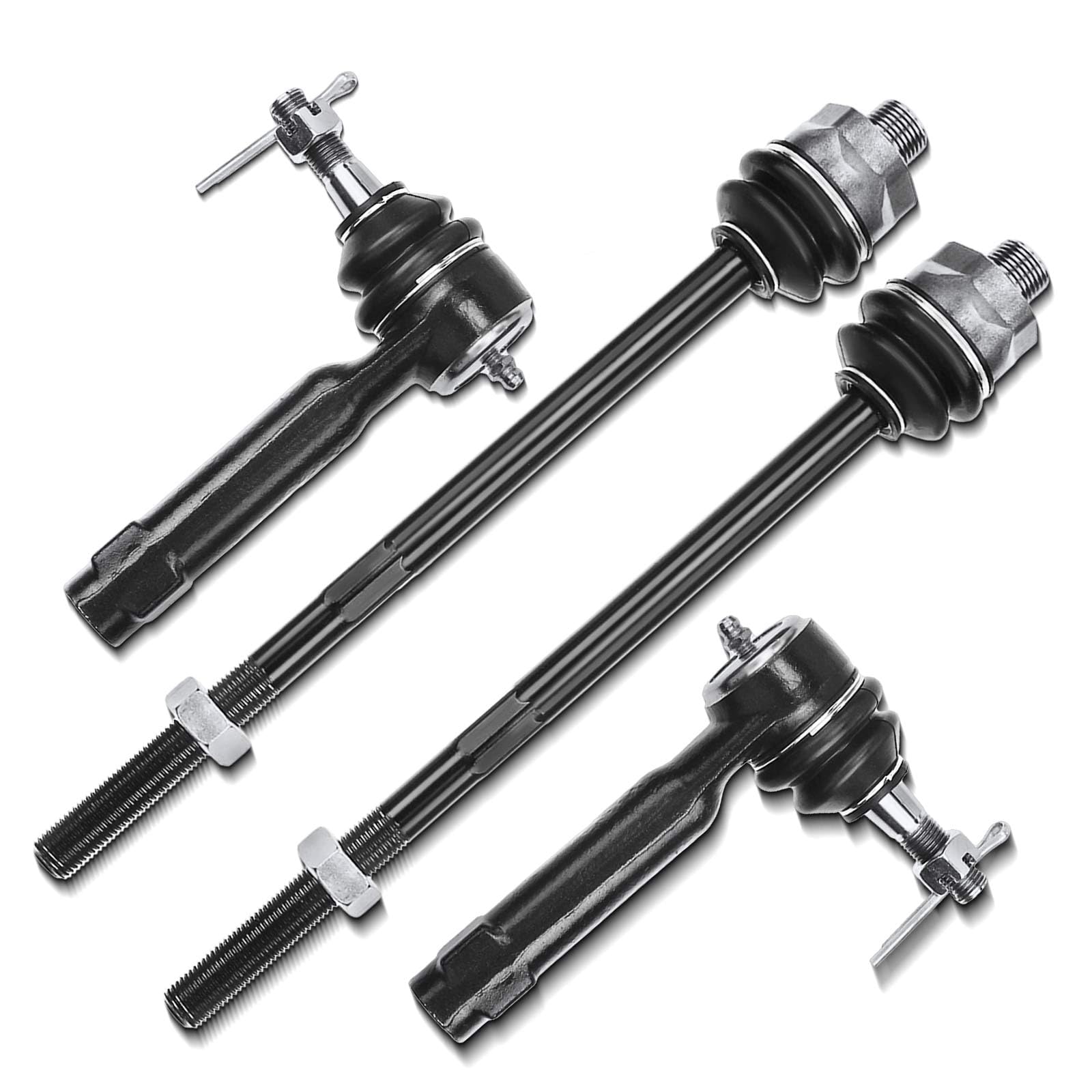 A-Premium Set of 4, Front Inner & Outer Tie Rod End Kit, Fit For Chevy ...