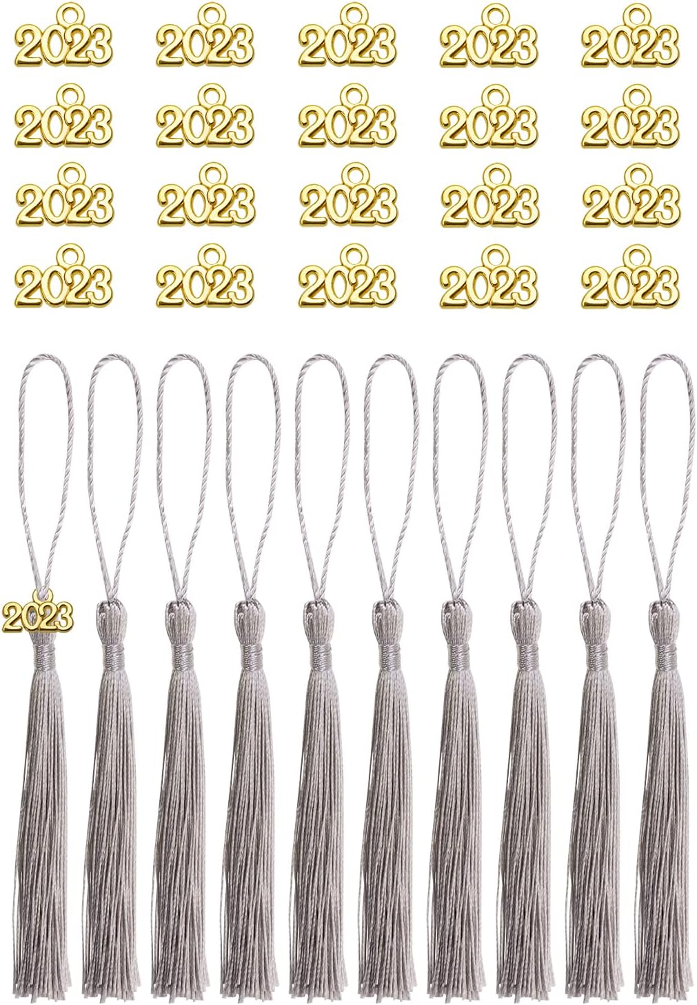 Amazon.com: Tupalizy 10PCS Mini Silky Handmade Bookmark Tassels with ...