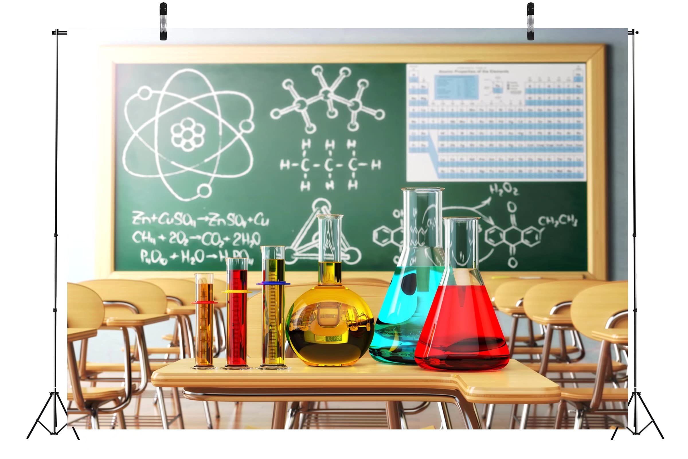 Snapklik.com : 9x6ft Fabric Chemical Science Backdrop School Chemistry ...