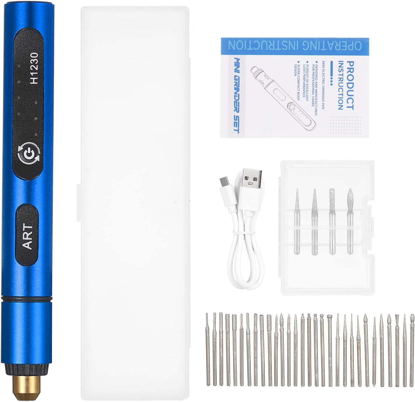 Vislone Mini Cordless Rotary Tool 3-Speed 5V Rechargeable Rotary Tool ...