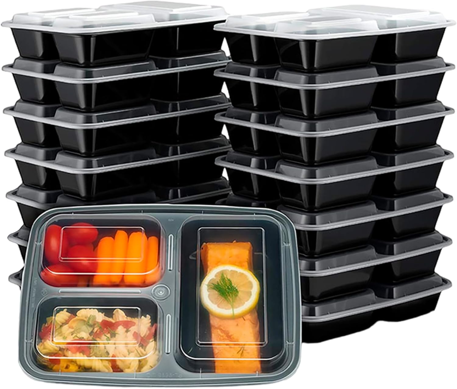 Bluelander Contenedores para Alimentos Set de 20 Piezas con 3 ...