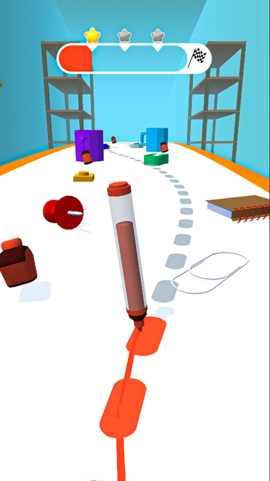 Pen Rush 3D Color Drawing Game: Pencil Runner Crayon Pen Run Master ...