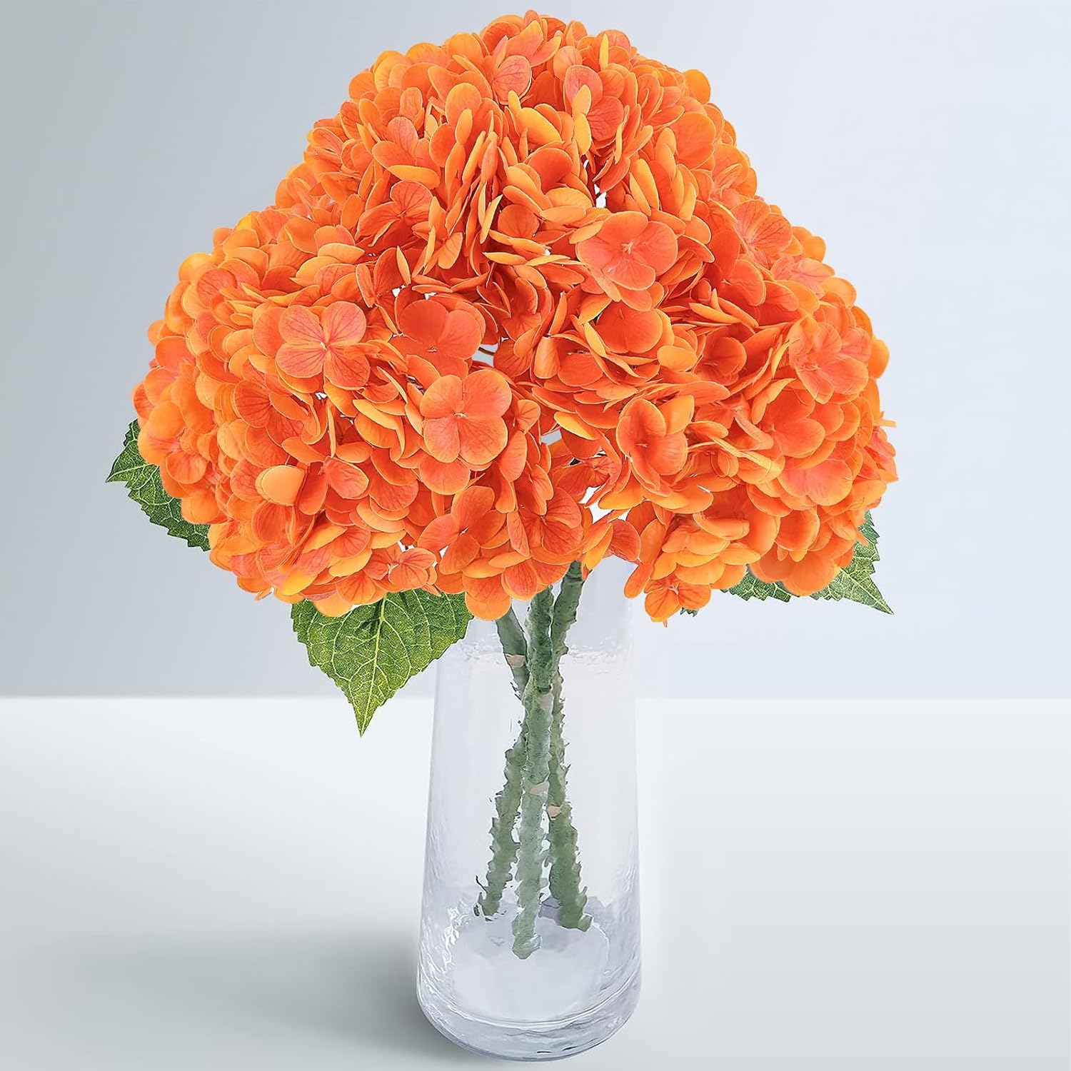 Amazon.com: Brksat 3PCS 21inches Artificial Hydrangea Simulation Flower ...