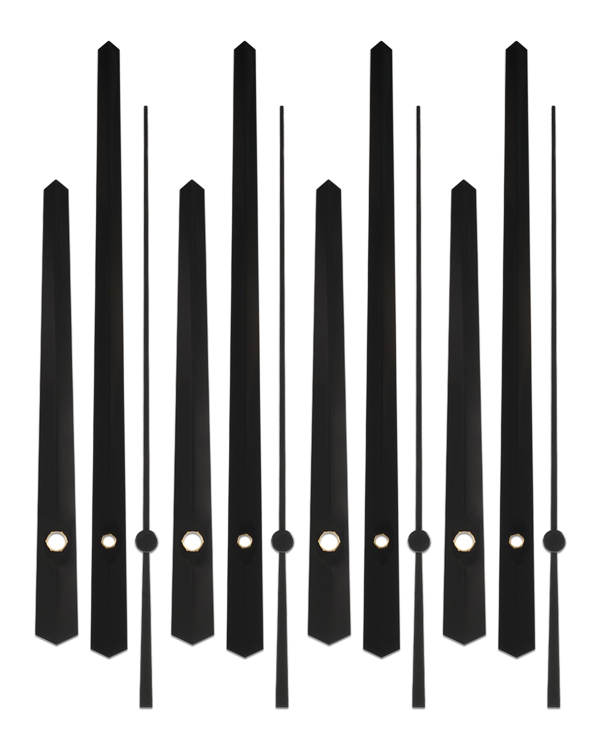 Amazon.com: MCDFL Clock Hands Kit (Black, 8 Set, Modern) Metal Press ...