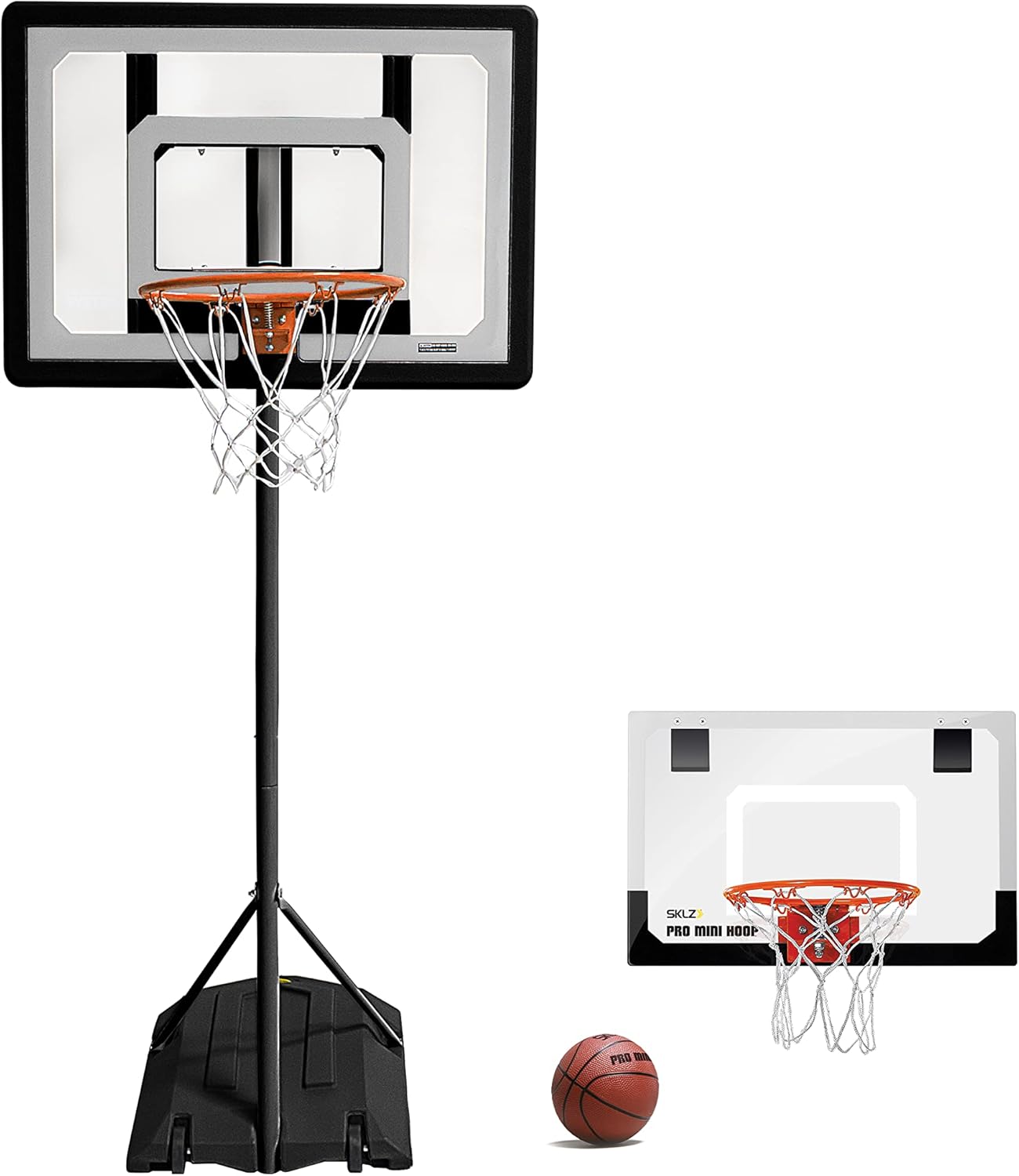 Amazon.com : SKLZ Pro Mini Hoop System + Mini Hoop Door Mounted ...