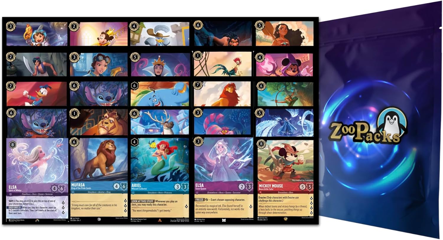 Zoo Packs Mouse Attack Starter Pack - 25 Random Cards - Card Rarities ...