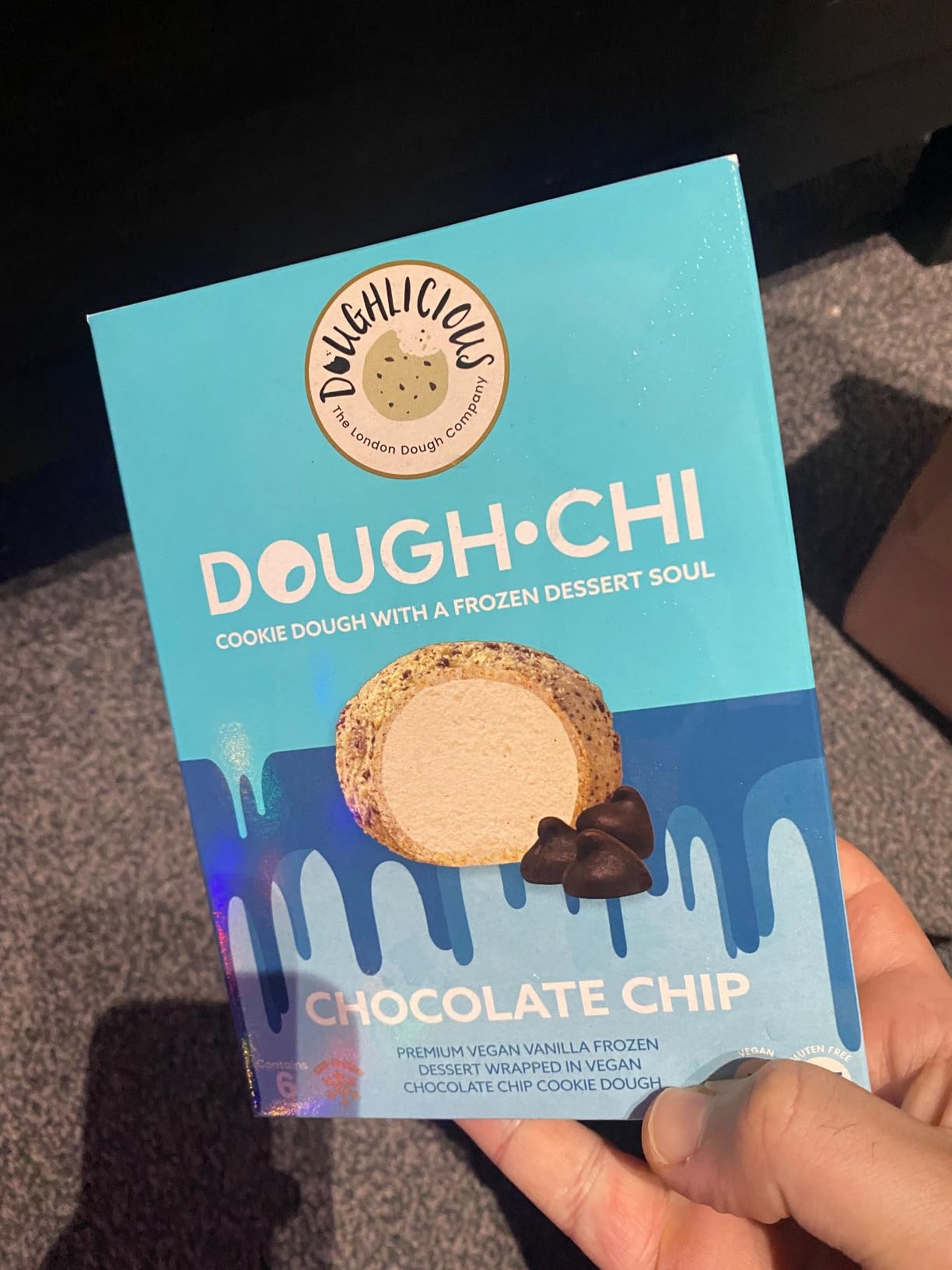 Doughlicious Chocolate Chip Dough Chi, Pack of 6 (Frozen) : Amazon.co ...