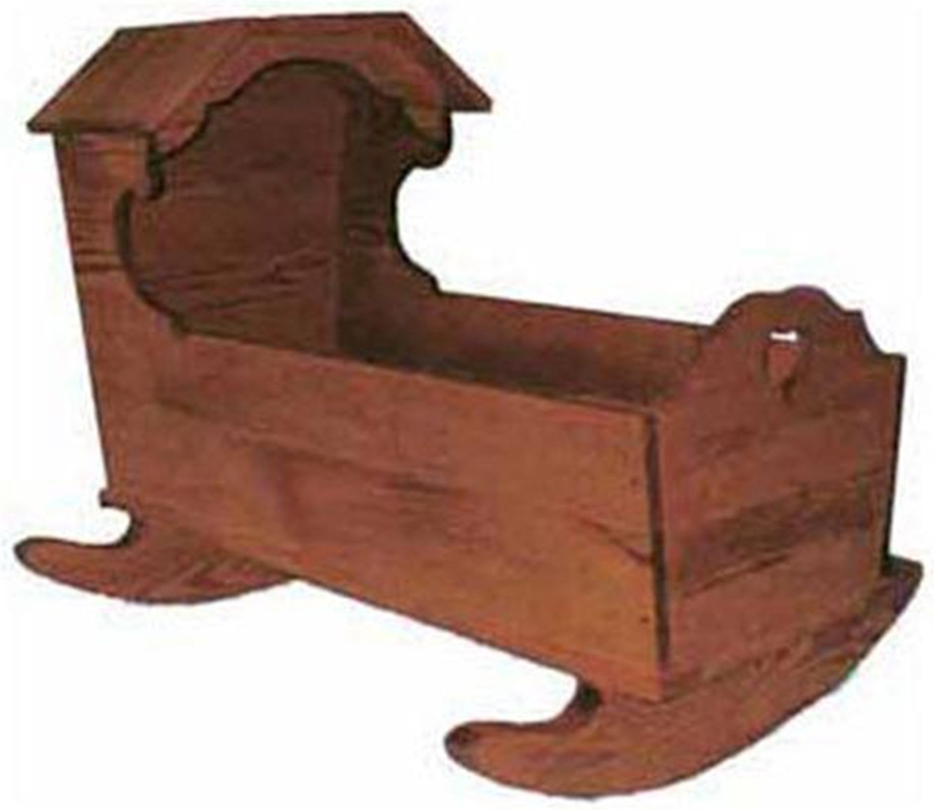 Woodcraft Project Paper Plan to Build Mission American Baby Cradle ...