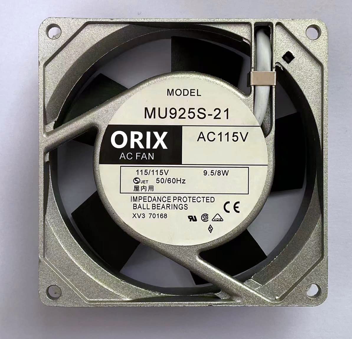 Amazon.com: 1 PCS MU925S-21 AC115V 9.5/8W 90×90×25mm Cooling Fan ...