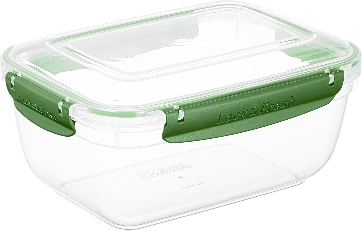 Amazon.com: Superio Plastic Food Storage Container with Airtight Lid ...