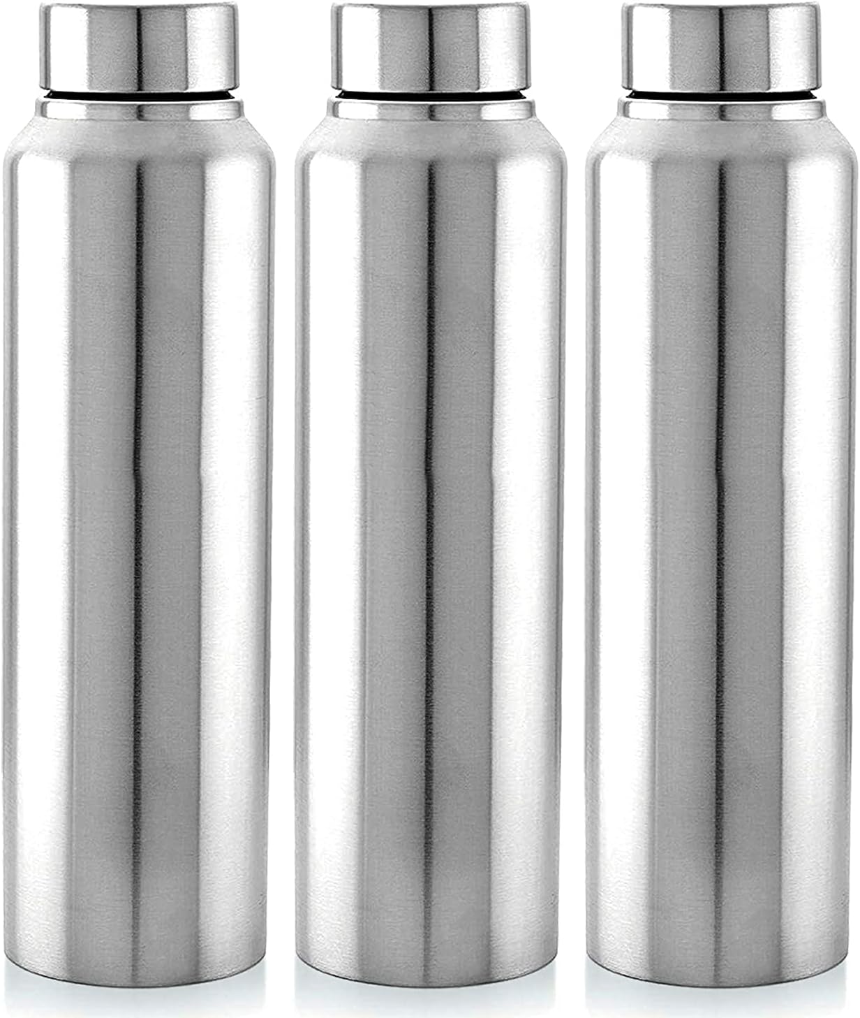 Amazon.com: Stainless Steel Fridge Water Bottle/Refrigerator Bottle ...