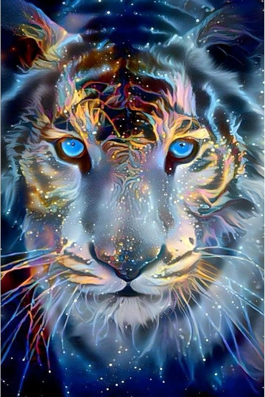 NAIMOER Tiger Diamond Painting Kits for Adults, 5D Tiger Diamond ...