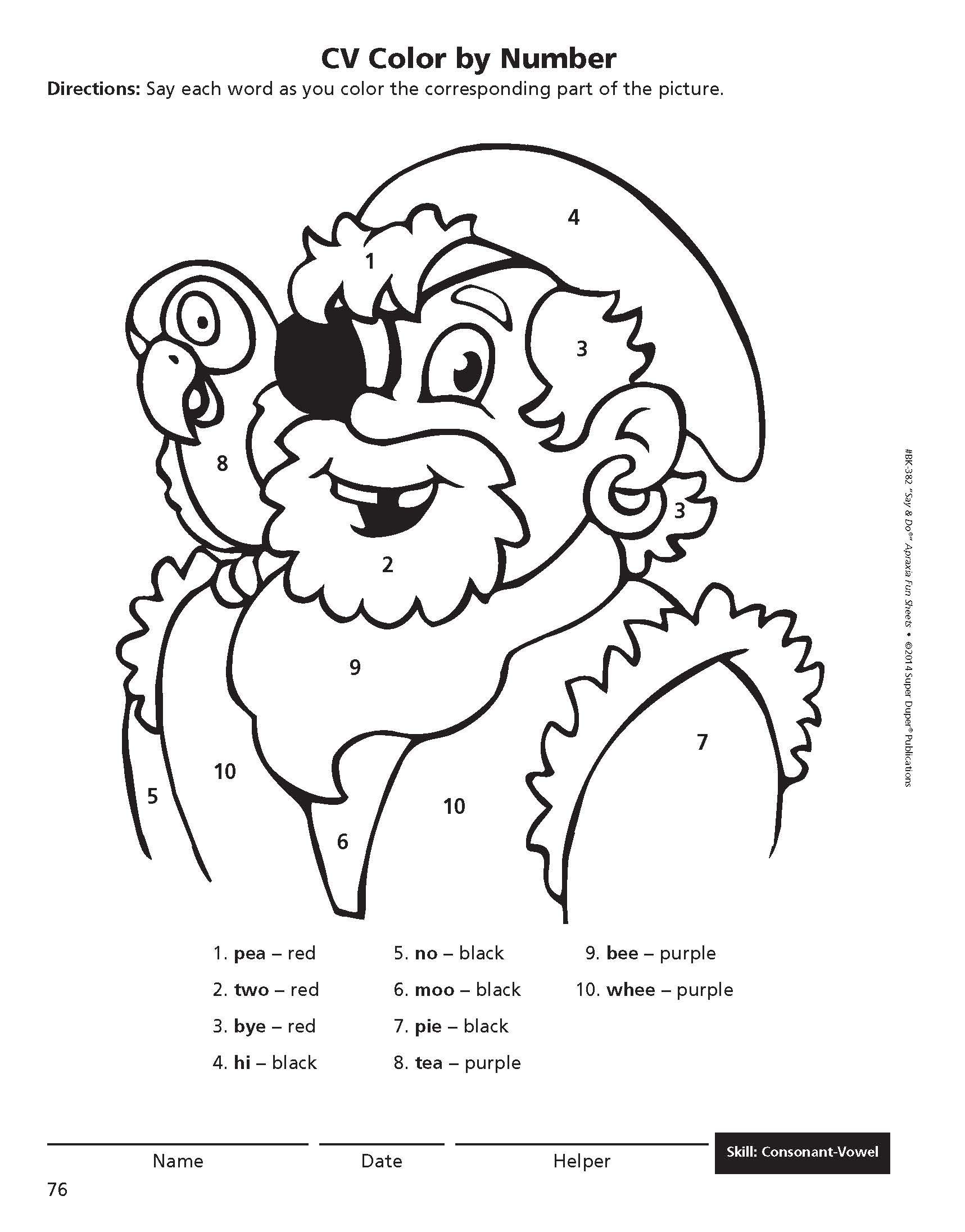 Buy Super Duper Publications | Say & Do Apraxia Fun Sheets - 160 ...