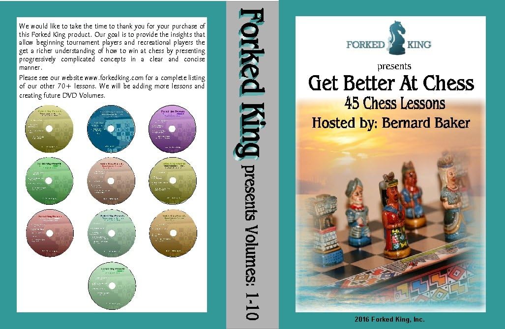 Amazon.com: Get Better At Chess DVDs – Volumes 1 – 10 | 45 Chess ...