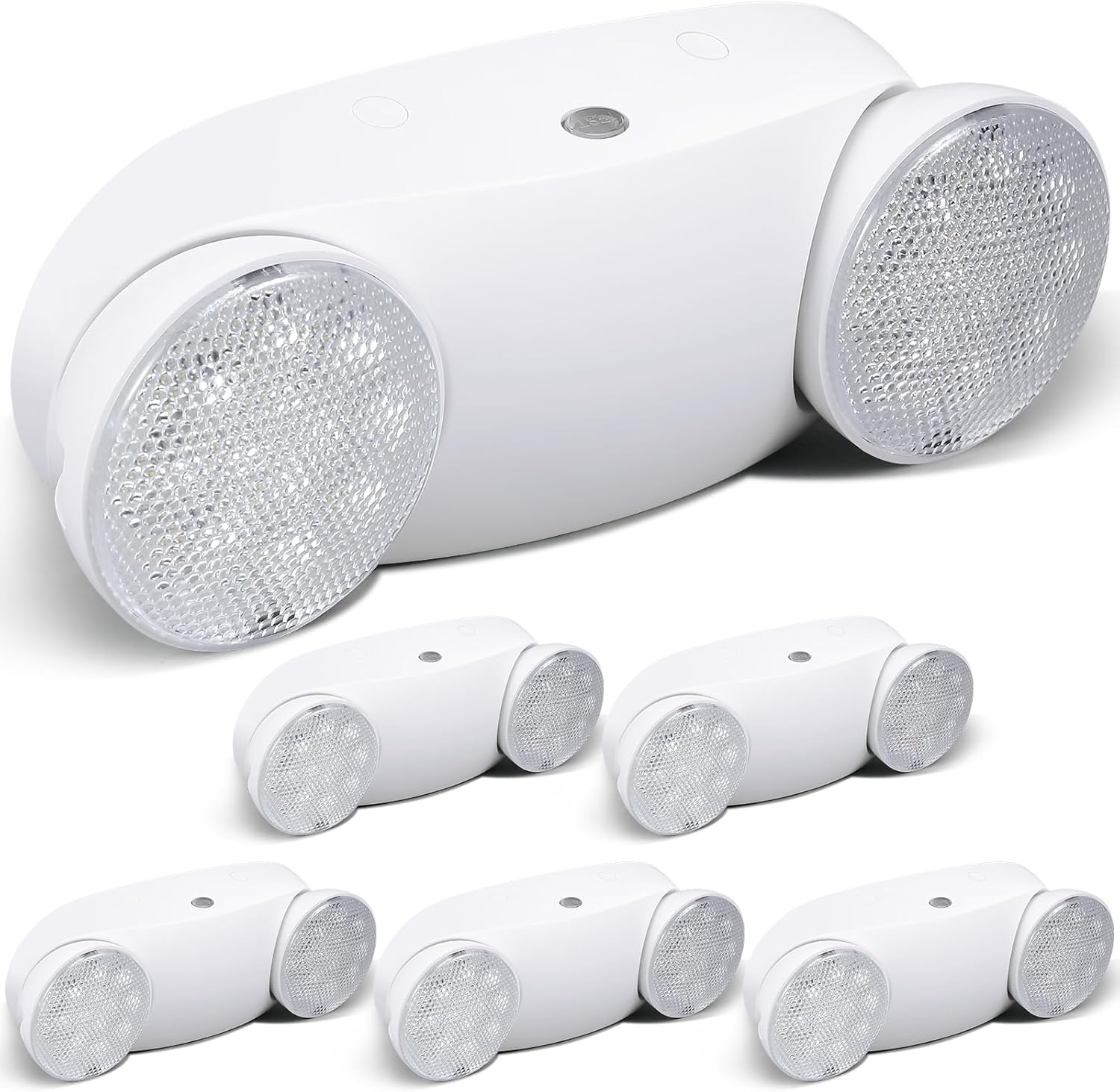 Baquler 6 Pcs LED Emergency Light with with Battery Backup 2 Adjustable ...