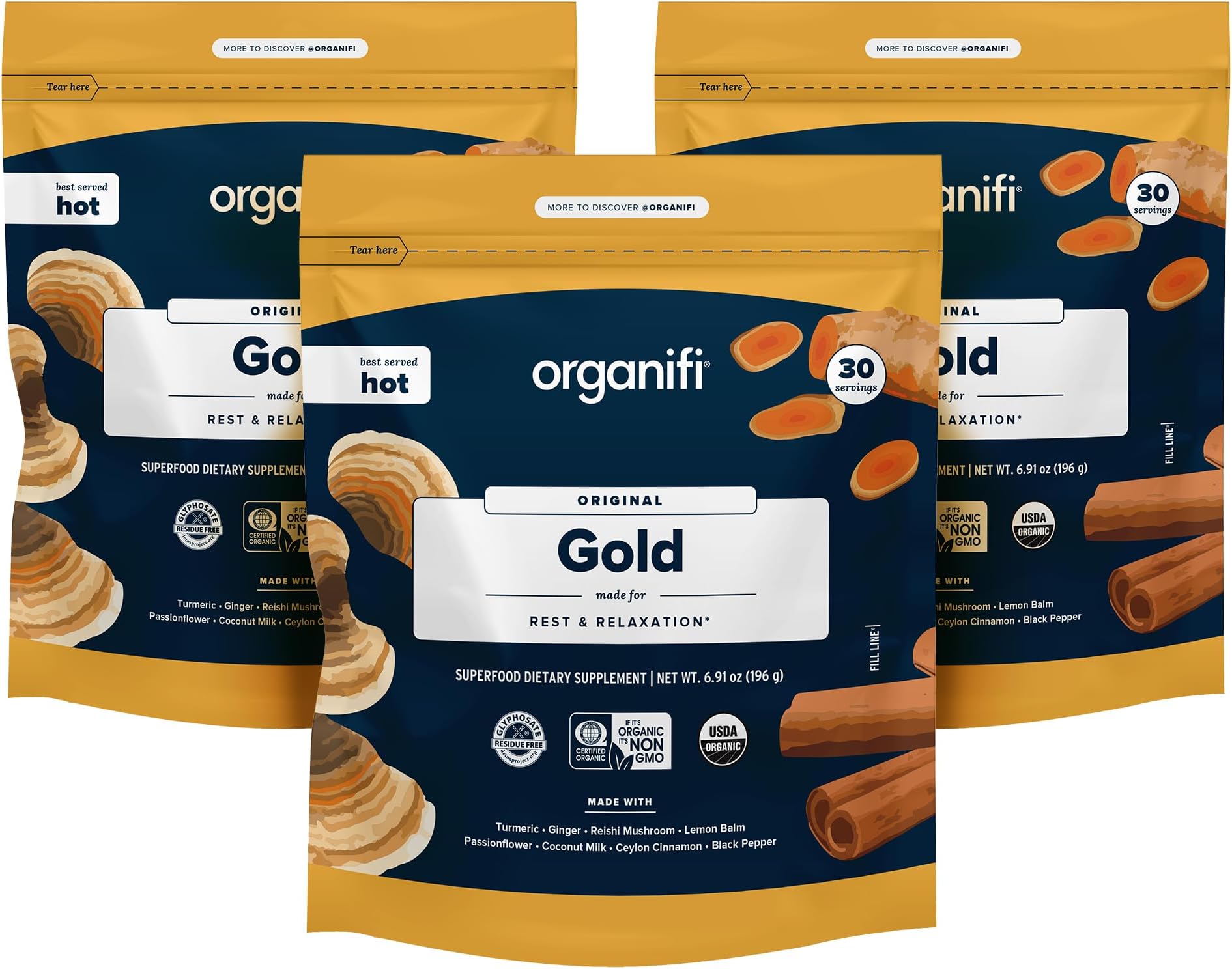 Amazon.com: Organifi Green Juice - Powder Supplement with Organic ...