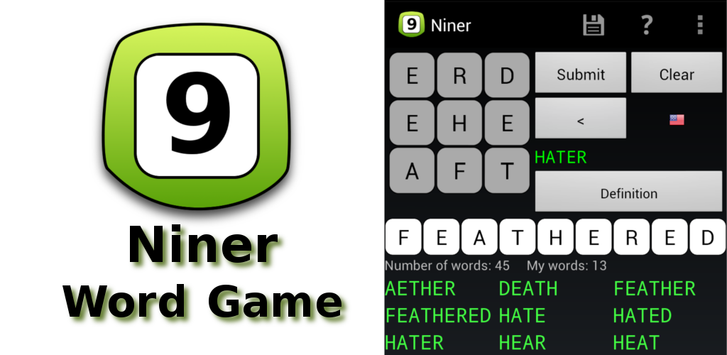 Niner Word Game - App on Amazon Appstore