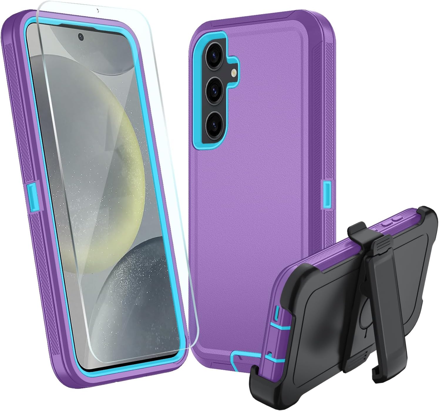 Amazon.com: muitq for Samsung Galaxy S24 5g Case,S24 Heavy Duty case ...