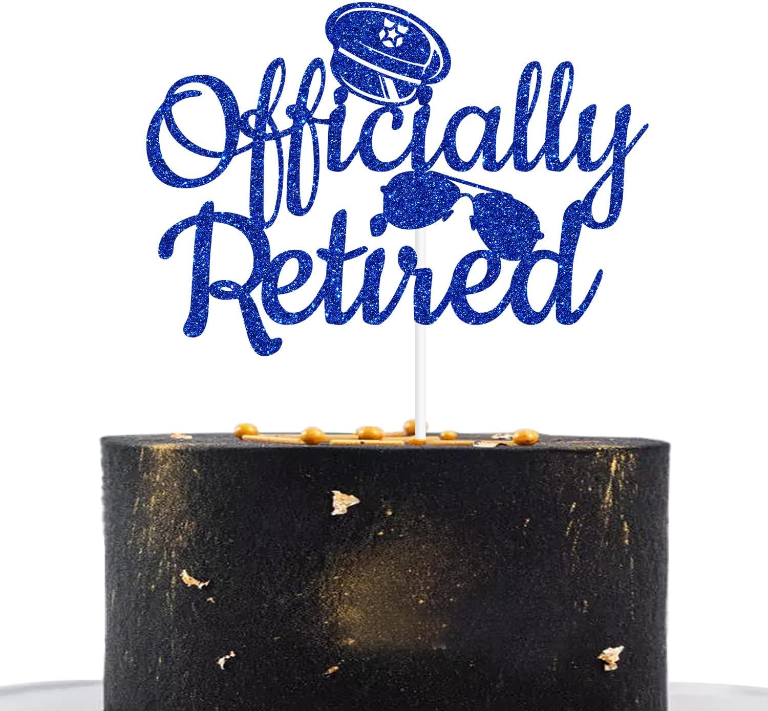 Officially Retired Cake Topper, Police Officer Retired, Congrats ...