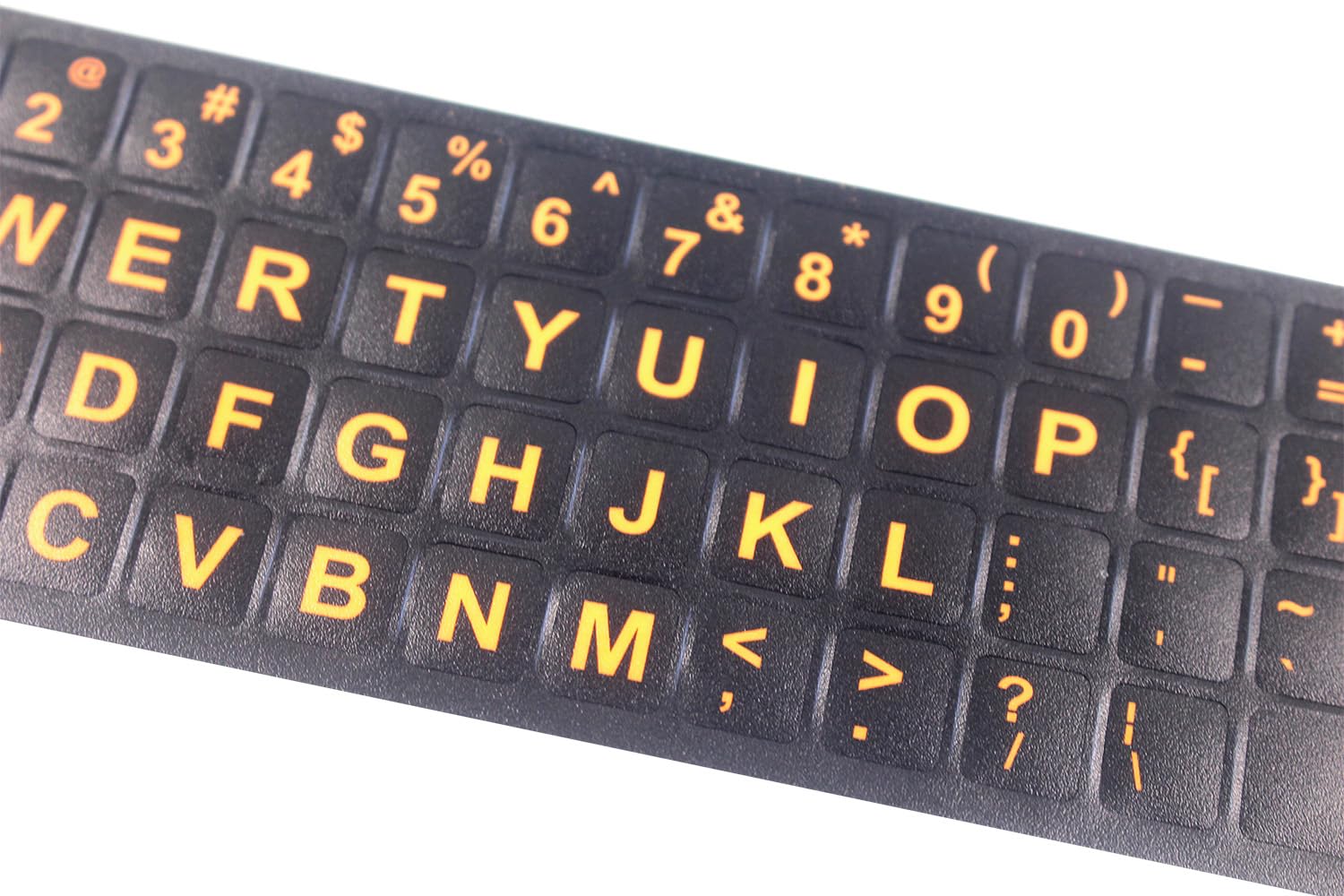 Snapklik.com : 2PCS Matte Vinyl English Keyboard Stickers, Large ...