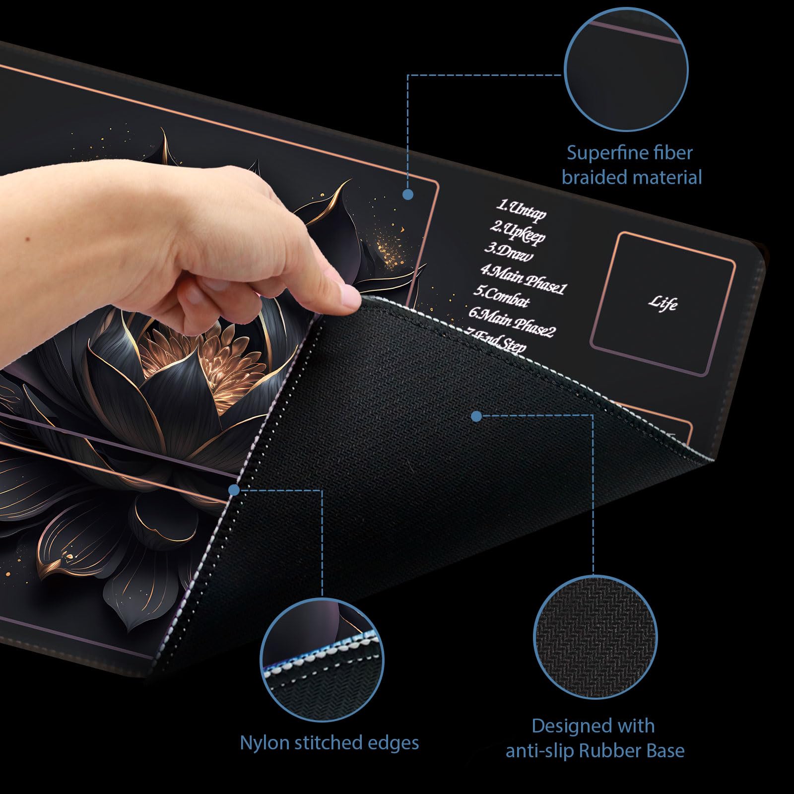 Snapklik.com : Extalas MTG Playmat TCG Playmat -Includes Storage Tube ...