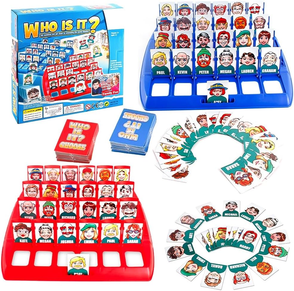 Hasbro Gaming Guess Who? Original Guessing Game, Board Game for Kids ...