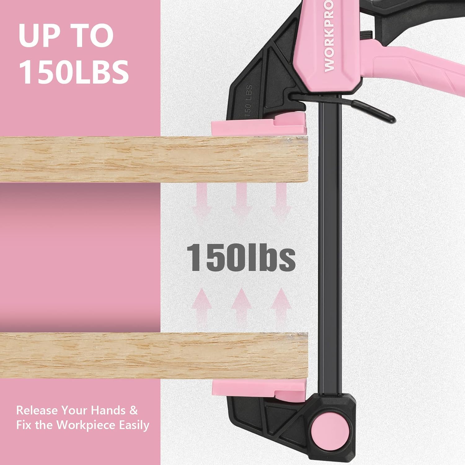 Buy WORKPRO Mini Bar Clamps for Woodworking, 6(2) and 4-1/2(2), 4-Piece ...