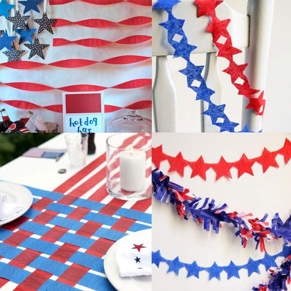 Crepe Paper American Flag