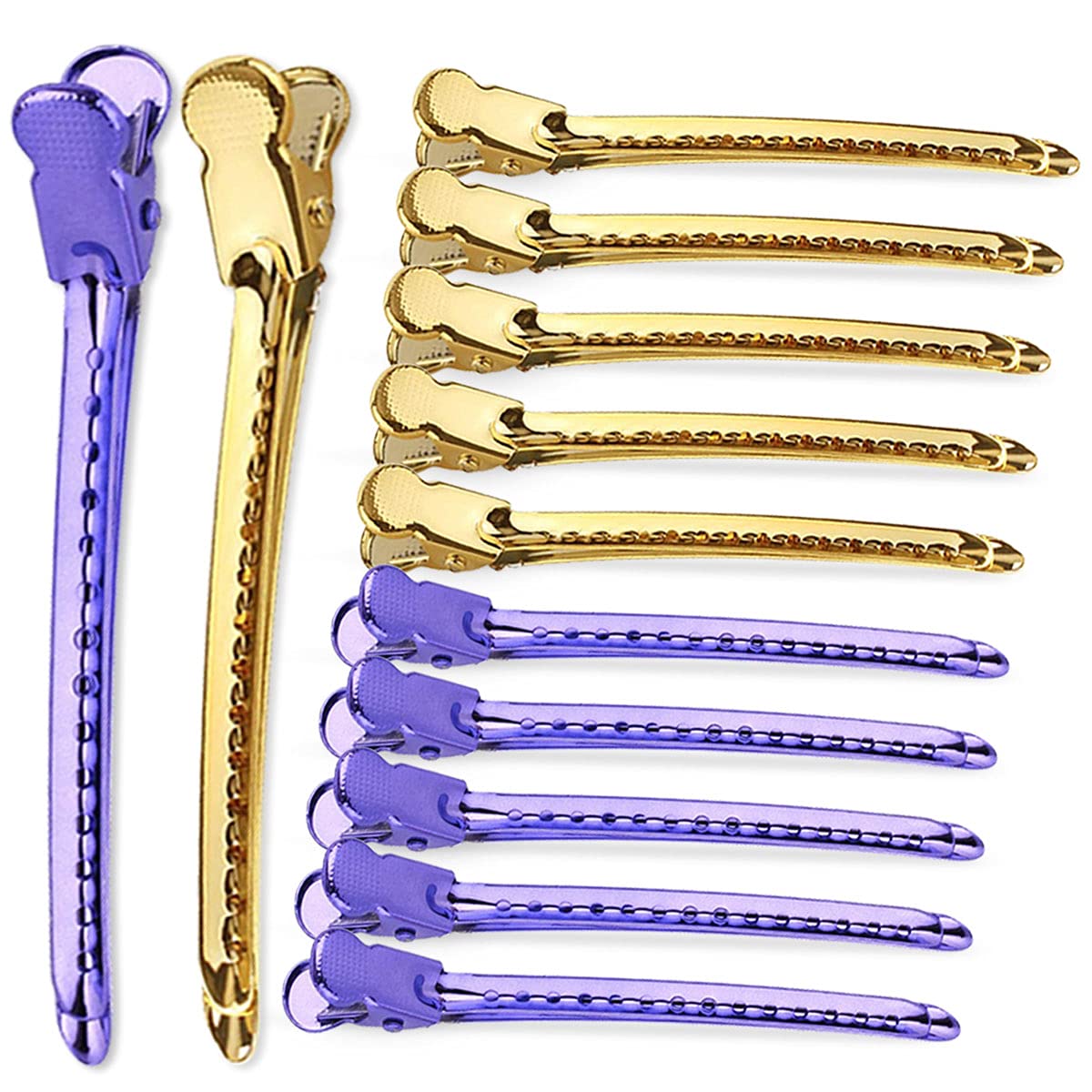 Amazon.com : Alligator Hair Clips for Styling Sectioning - Metal ...