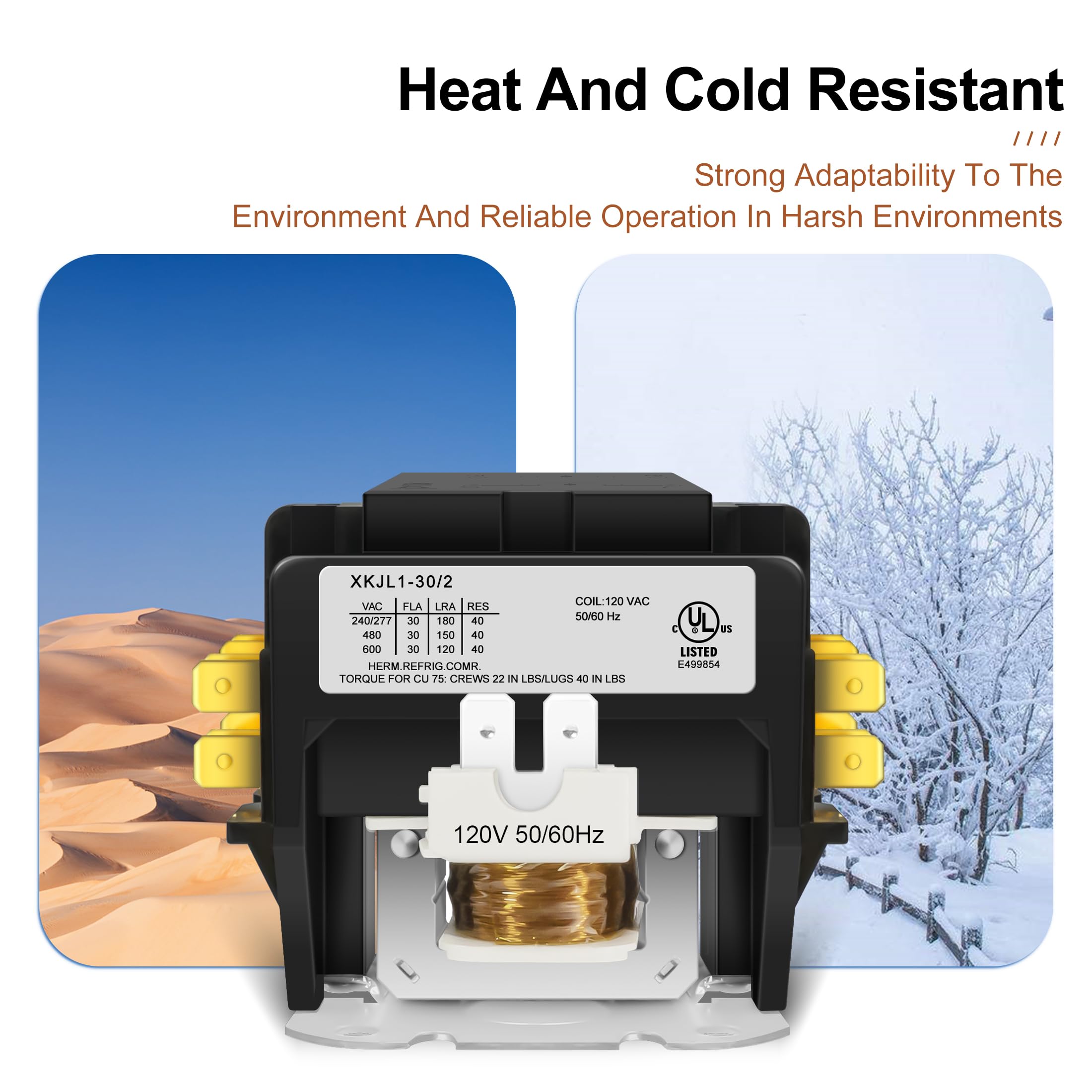 Snapklik.com : HVAC Motor Contactor, Furnace Replacement Relays, For ...