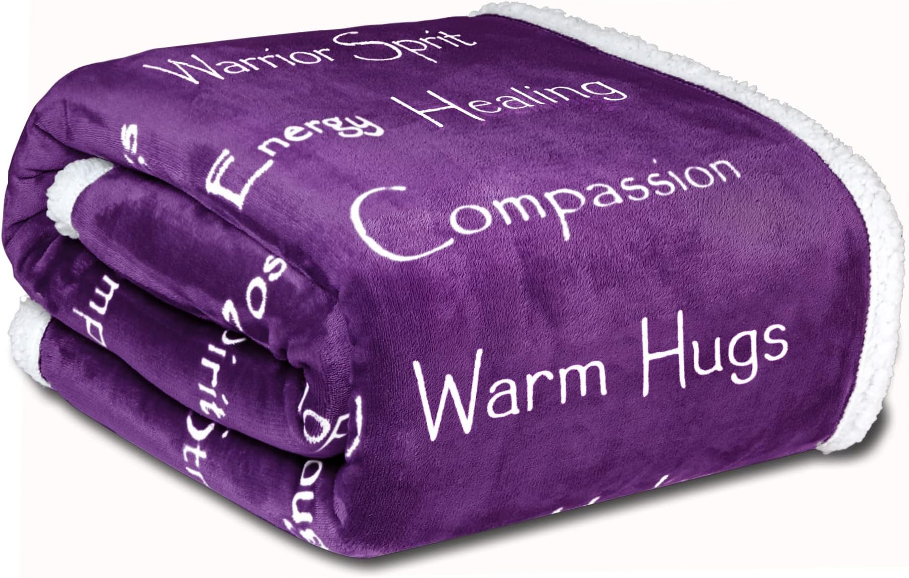 Amazon.com: Plant Based Pros Healing Blanket with Inspirational Message ...