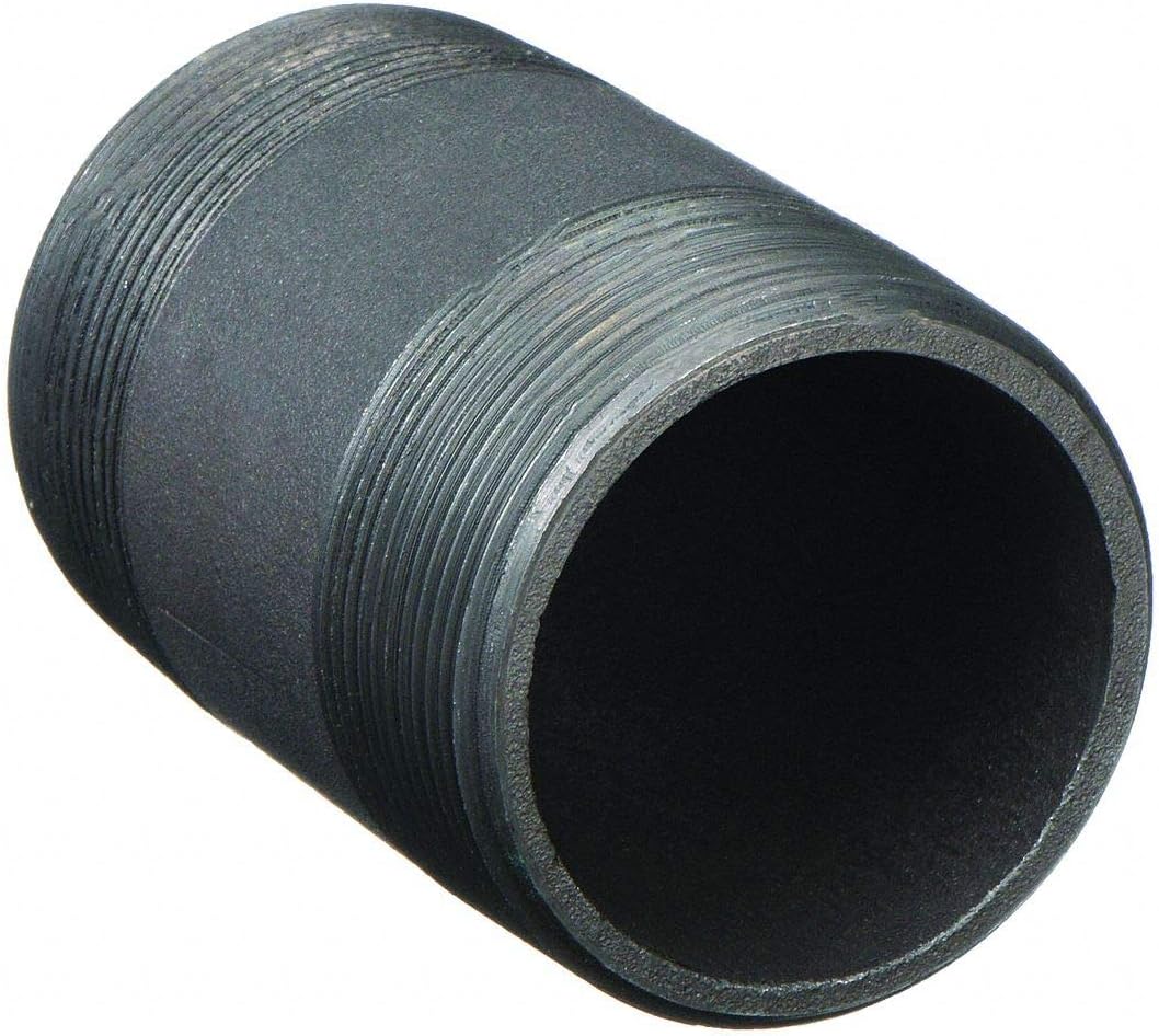 Amazon.com: 3/8" x 6" NPT Threaded Black Pipe Nipple Sch 80 ...