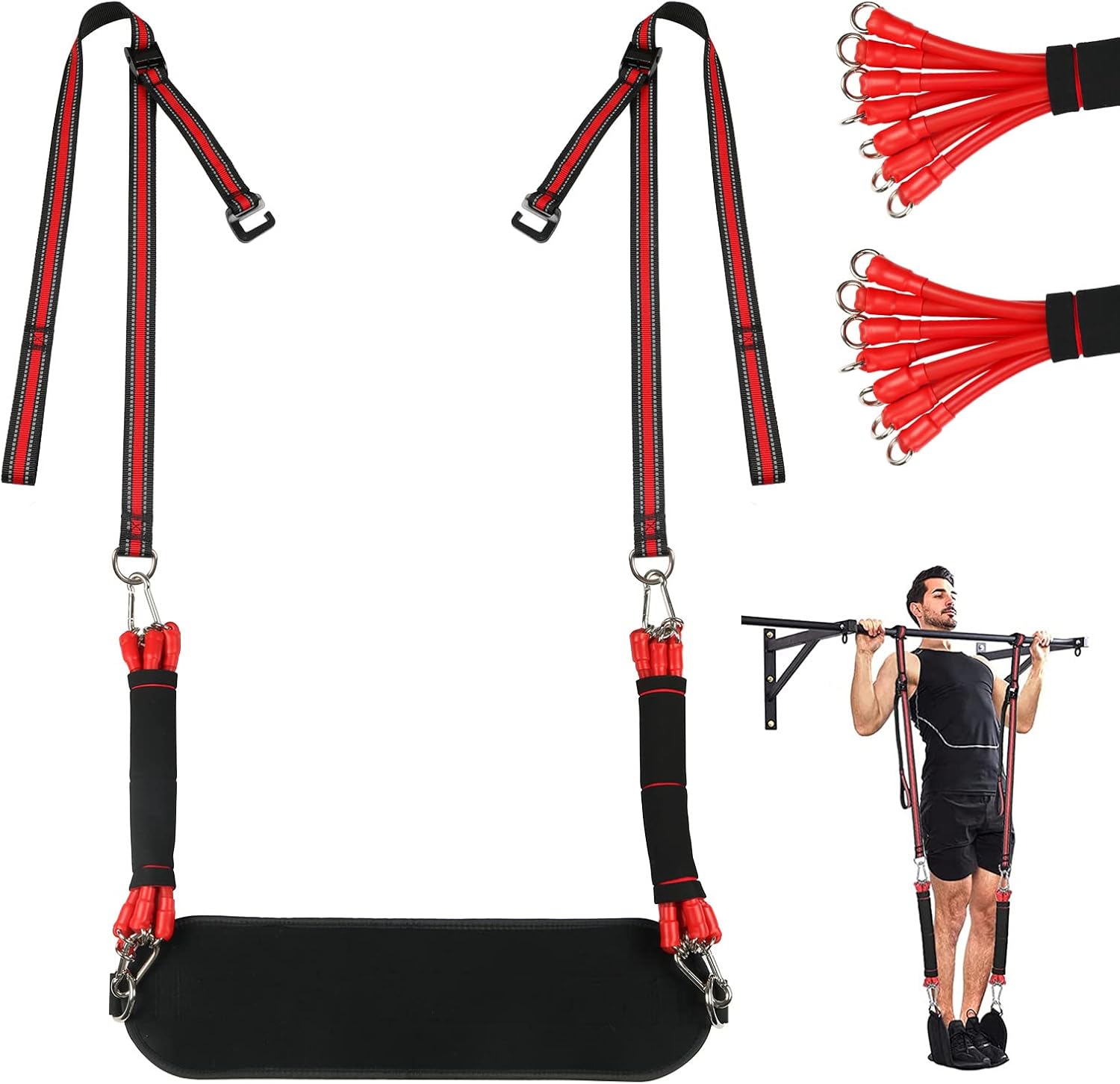 UWTHFIT Pull Up Assitance Bands, 840lbs Resistance Adjustable Heavy ...