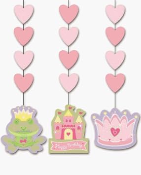 Amazon.com: Fairytale Princess Hanging Danglers 3 per Pack : Home & Kitchen