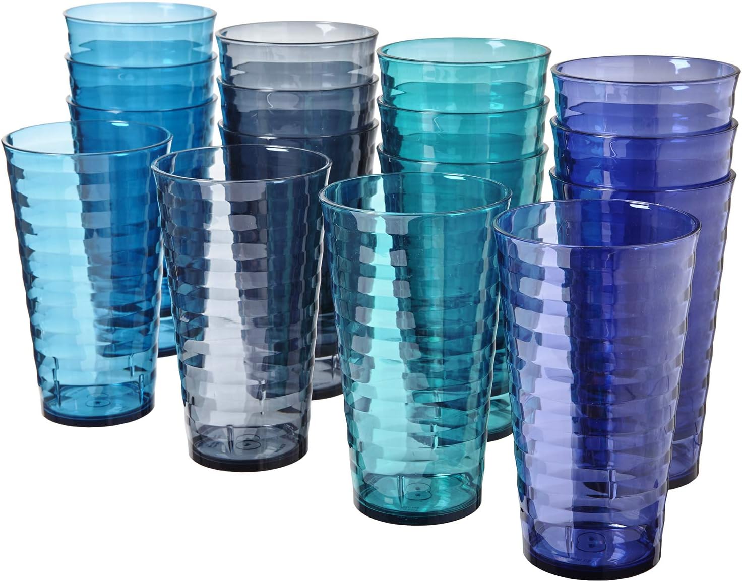 Amazon.com | Norme 48 Pcs Plastic Restaurant Cups Plastic Reusable ...
