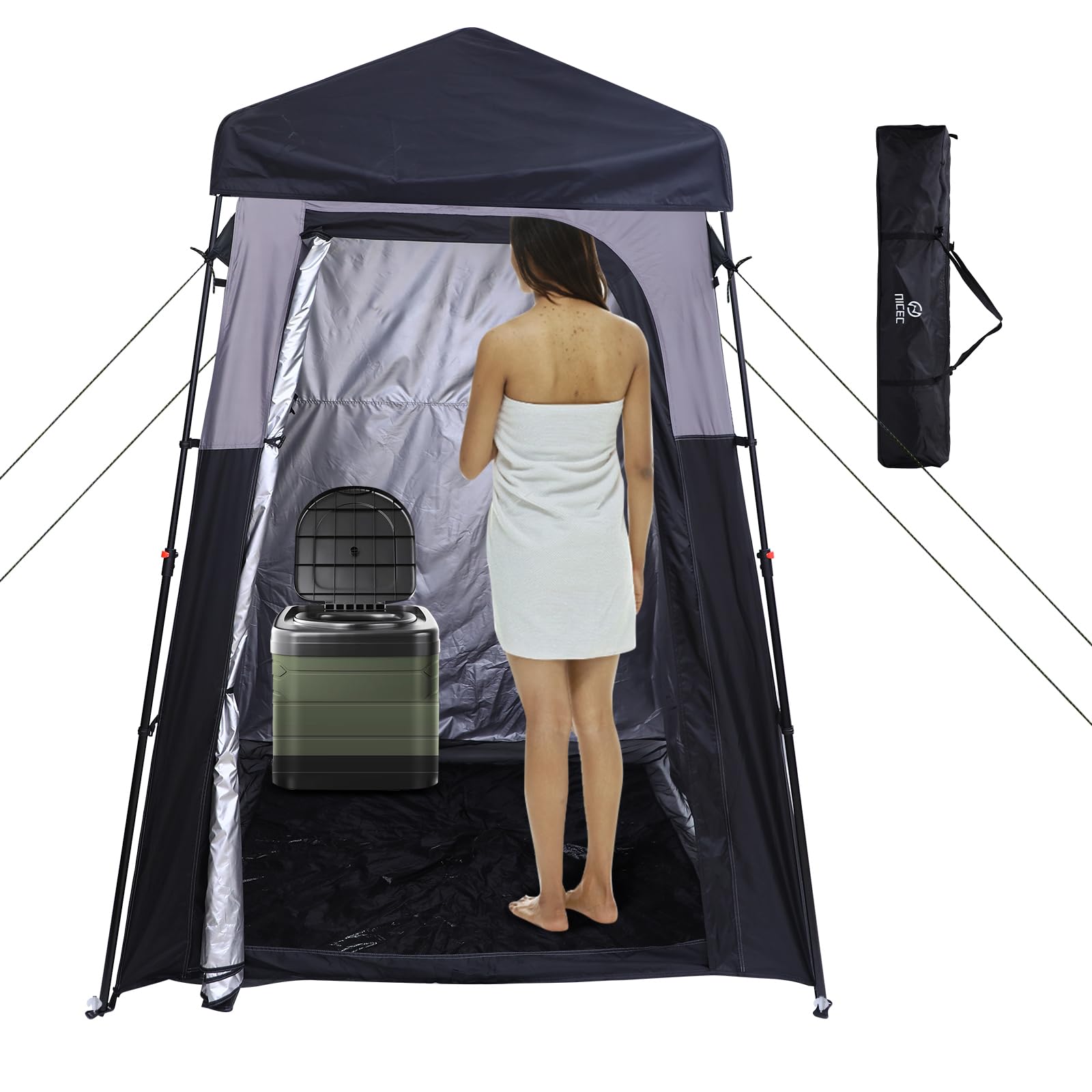 Amazon.com: Nice C Camping Shower Tent, Instant Pop Up Changing Tent ...
