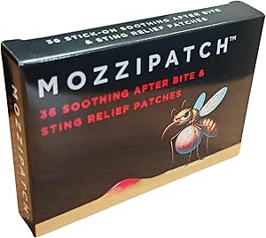 Mozzipatch Insect Bite Relief Patches, 36 Count - Soothing Relief for ...
