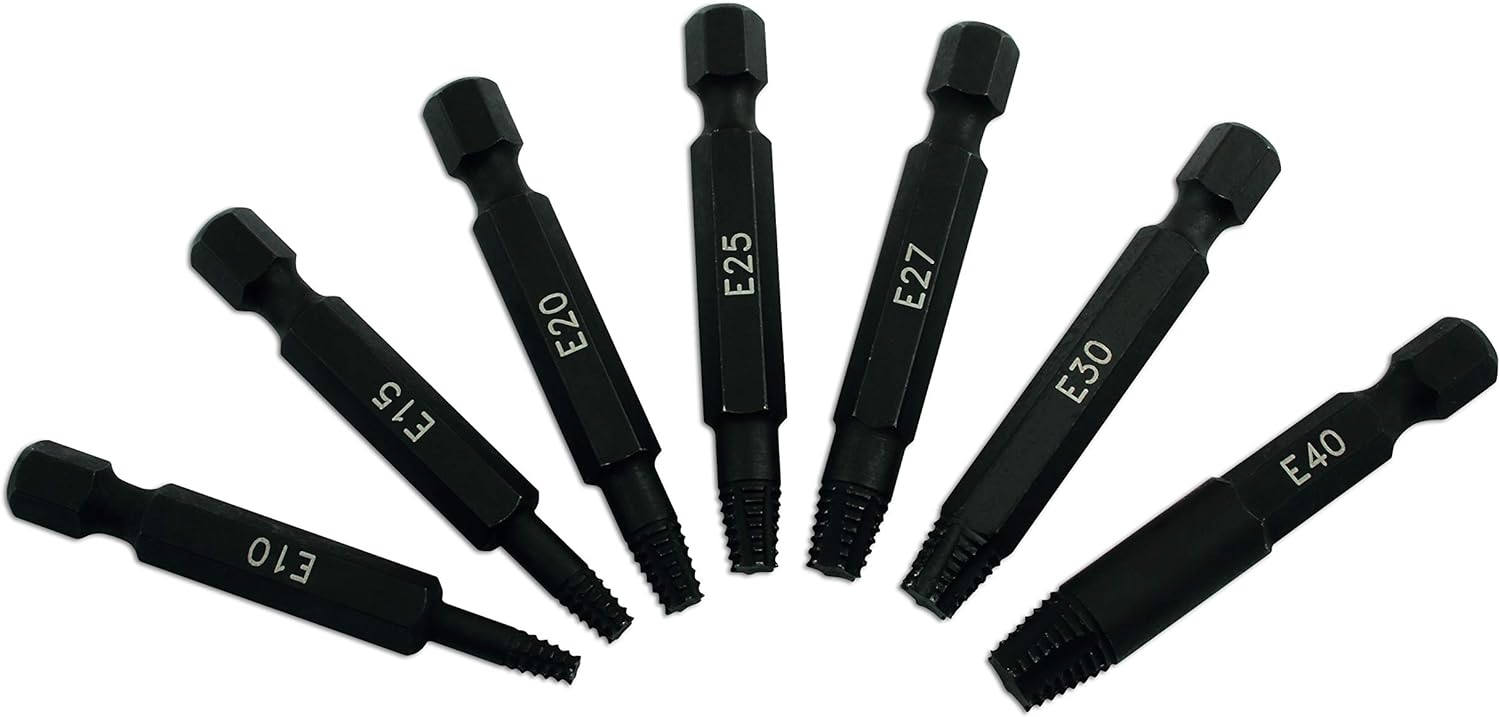 Amazon.com: Laser 5964 Extractor for Torx Fixings, Set of 7 : Tools ...