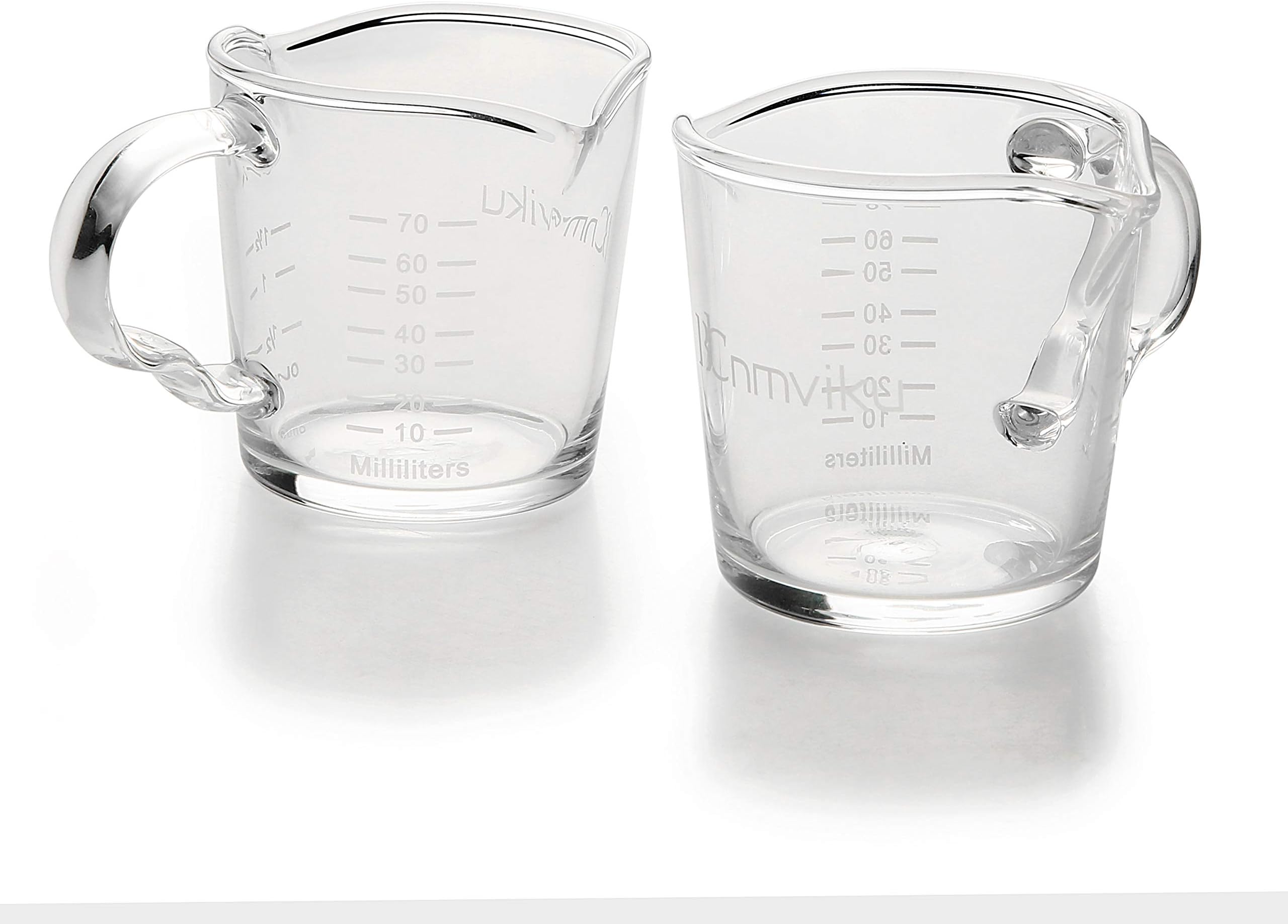 Amazon.com: 2 Cup glass measuring cup with Measurements, 500ML Milk ...