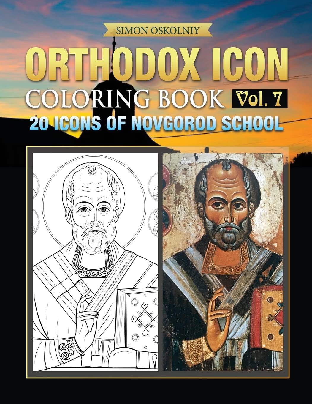 Orthodox Icon Coloring Book Vol. 7: 20 Icons of Novgorod School ...